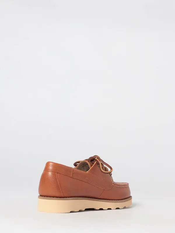 SEBAGO Leather Lace-up Loafers - Brown
