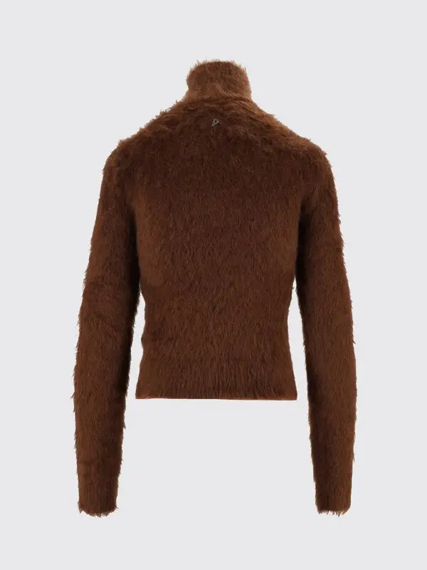 DONDUP Cropped Turtleneck Jumper - Brown