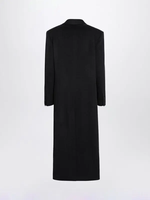 Tagliatore Double-breasted Maxi Coat - Charcoal