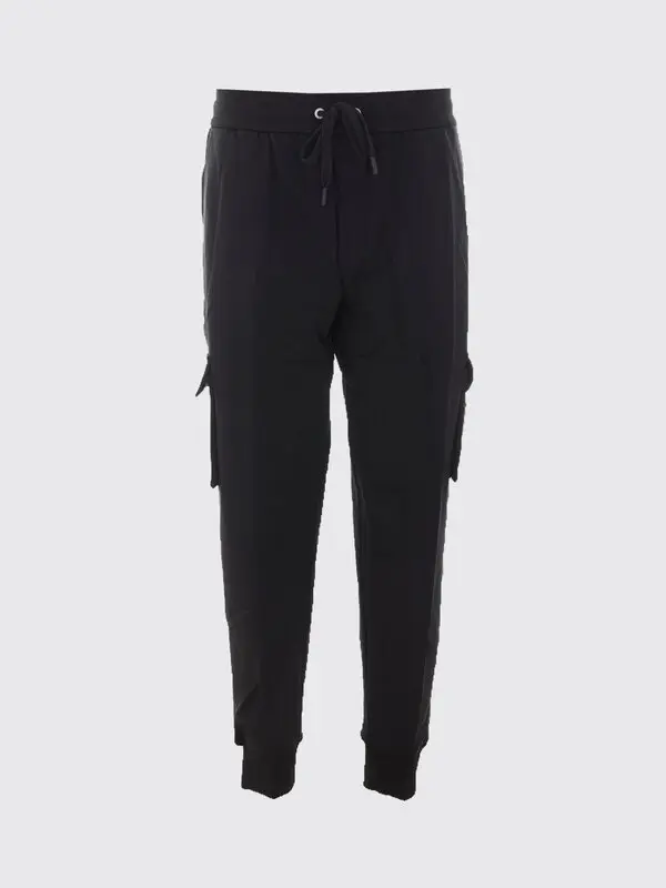Moose Knuckles Cotton Cargo Jogging Pants With Drawstring