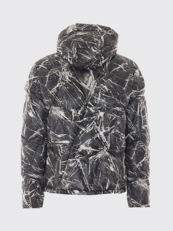 Moose Knuckles Quilted Jacket With Hood - Grey