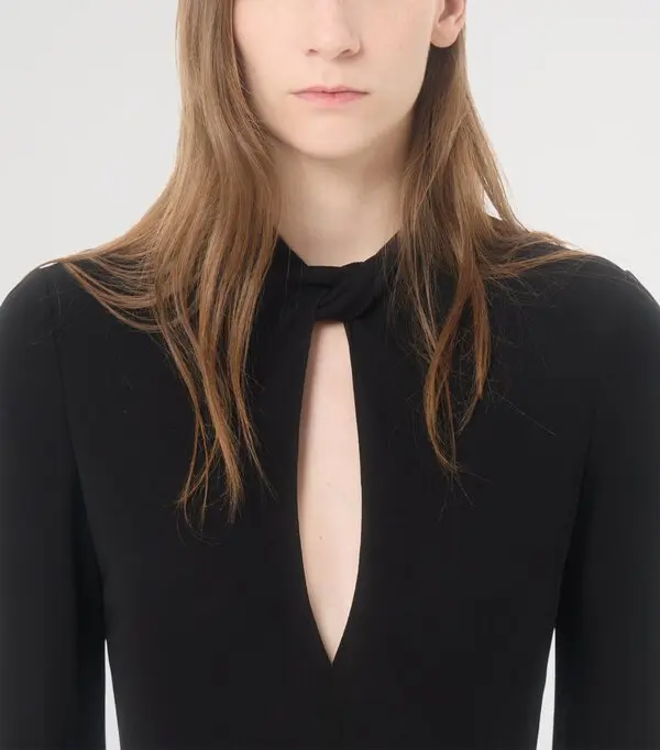 Valentino Garavani Keyhole Long-sleeve Top