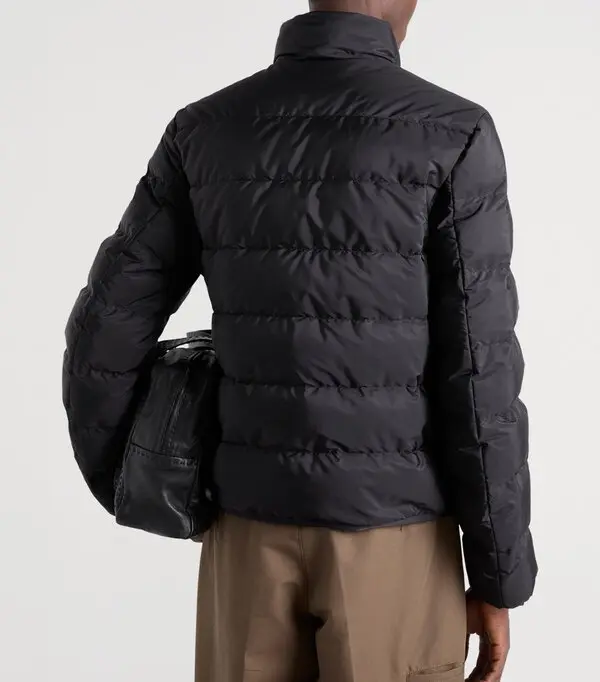 Prada Re-nylon Puffer Jacket - Black