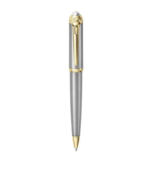 Cartier Roadster De Ballpoint Pen - Silver