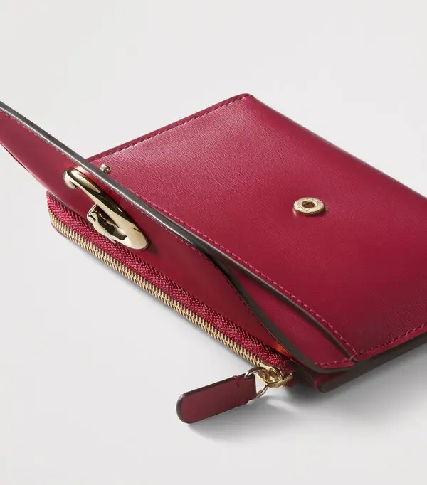 Cartier Leather Panthère De Card Holder - Red