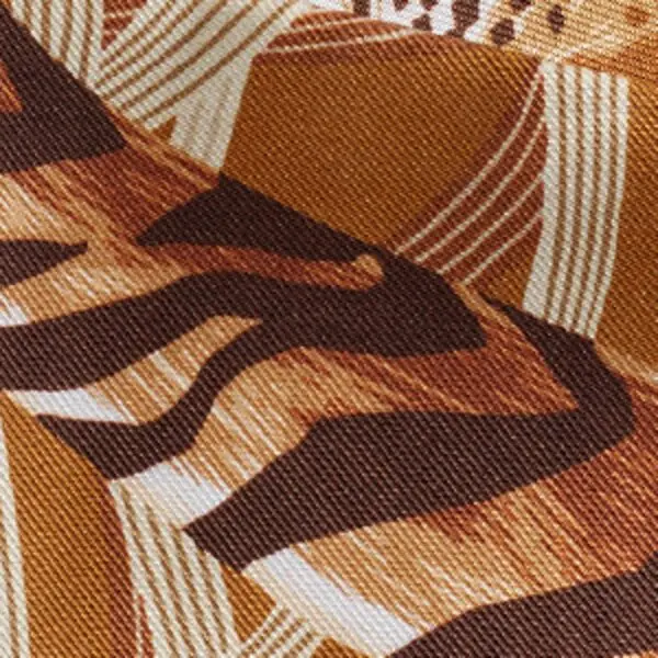 Cartier Silk Panthère And Tigre Scarf