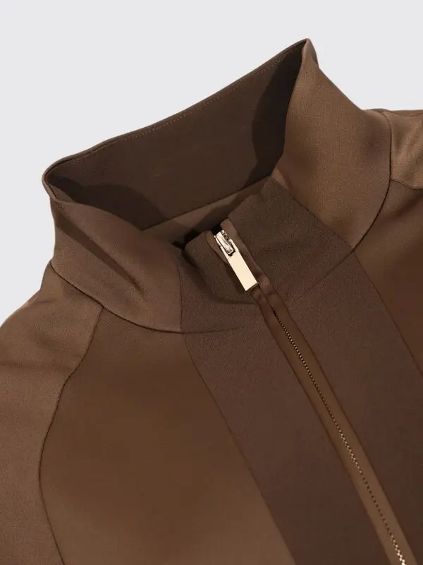 TWINSET Zip Up Jacket With Stand Collar