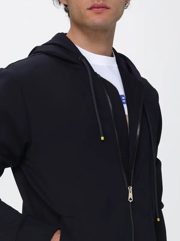 Paul Smith Cotton Zip-up Hoodie With Dropped Shoulders