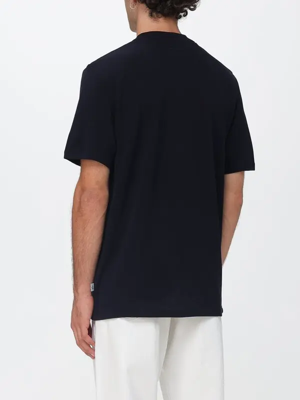 Paul Smith Short-sleeve Crewneck T-shirt In Fine Wool