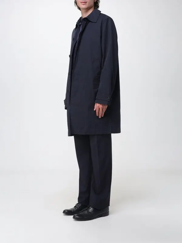 Paul Smith Classic Collar Coat - Navy