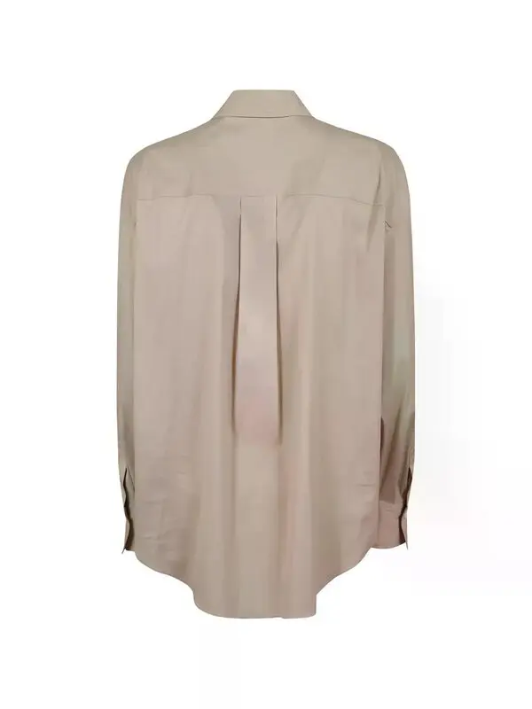 Brunello Cucinelli Monili-detail Tie-fastening Shirt