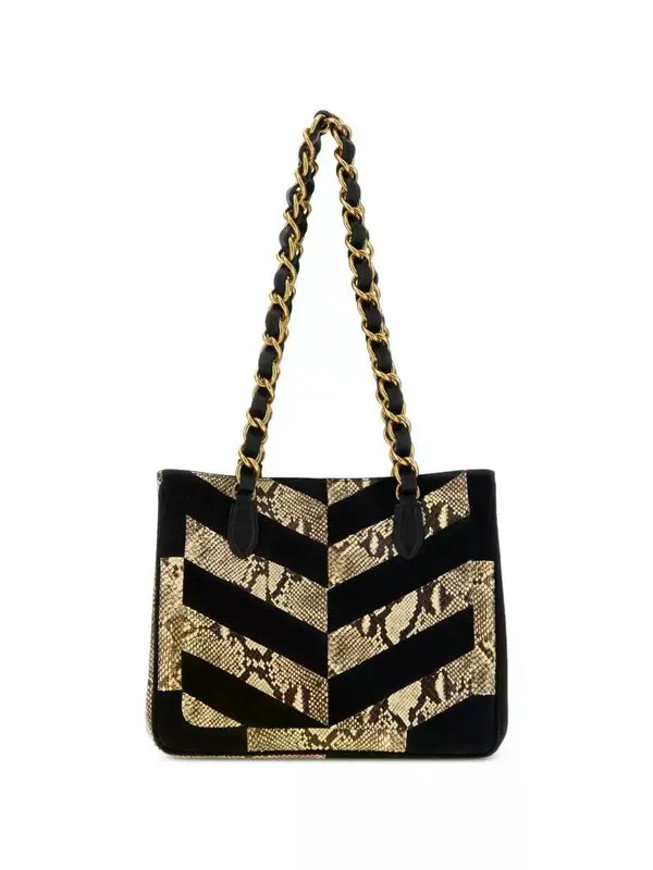 Valentino Garavani Chevron Pattern Tote Bag