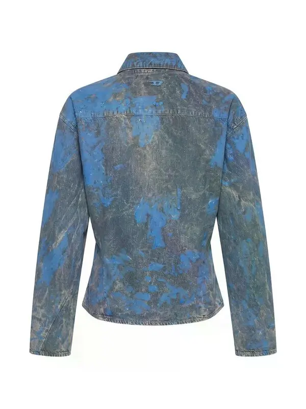 DIESEL® Bleached Effect Denim Shirt