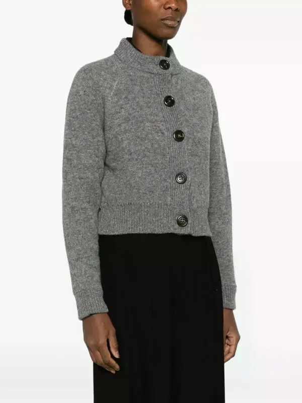 B.B. WALACE B.b. Wallace Sherman Button-up Cropped Cardigan