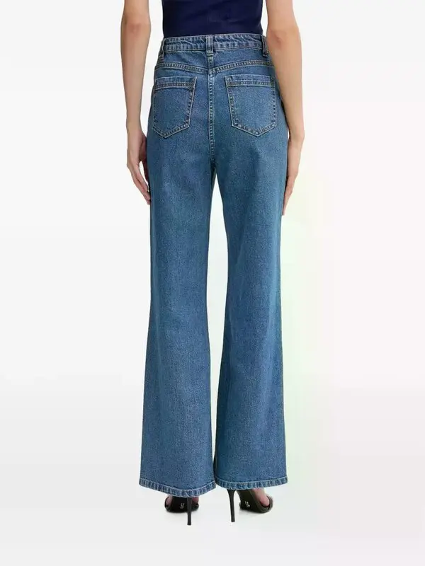 MORGAN Button-pocket Wide-leg Jeans