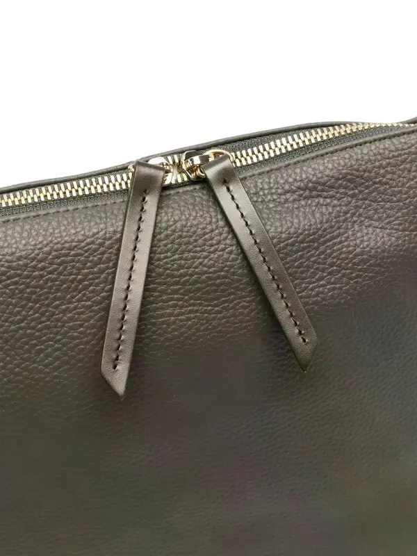 A.p.c. Maxi Vera Grained Leather Shoulder Bag