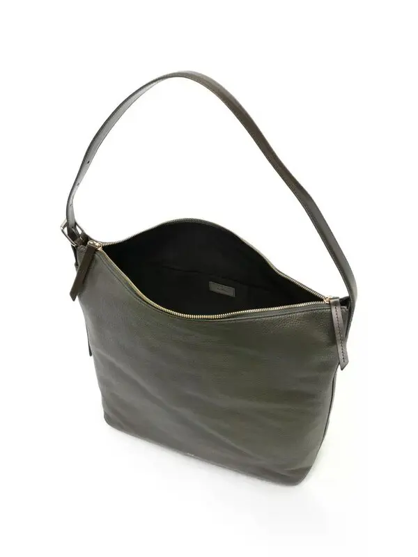 A.p.c. Maxi Vera Grained Leather Shoulder Bag