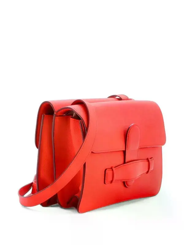 Celine Symmetrical Leather Shoulder Bag