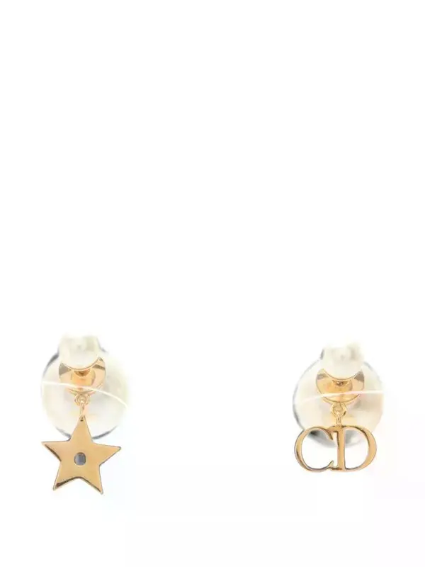 Dior 2010s Cd Logo Earrings