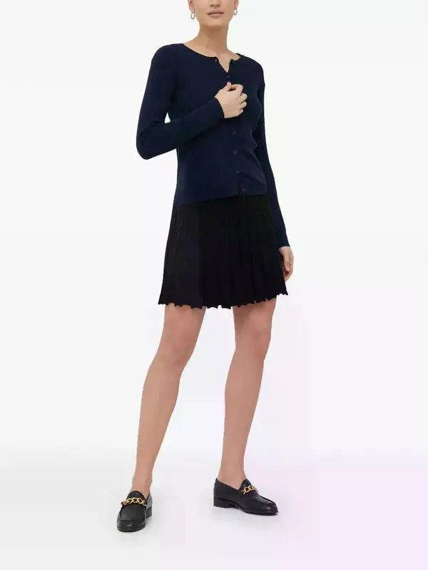 BENETTON Fine Knit Button-up Cardigan