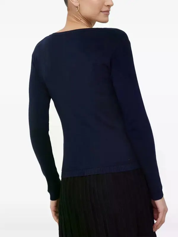 BENETTON Fine Knit Button-up Cardigan
