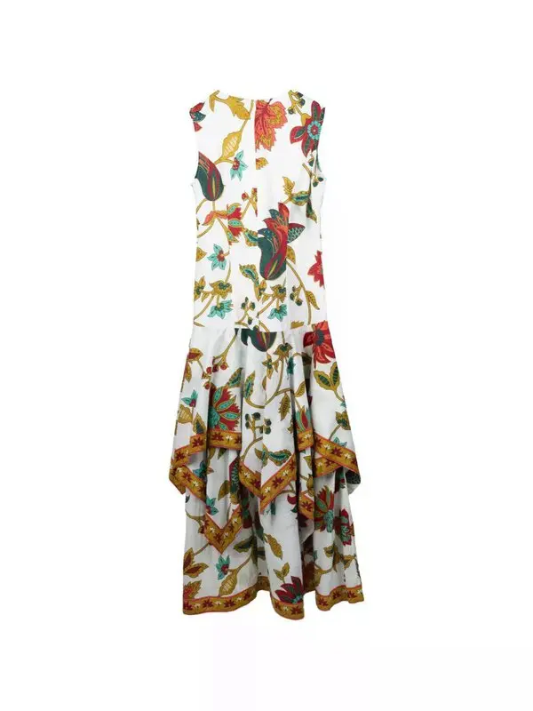 PHILIPPA 1970 Cova Floral-print Asymmetric Dress