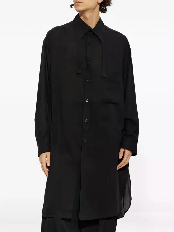 Yohji Yamamoto Oversized Long-line Shirt