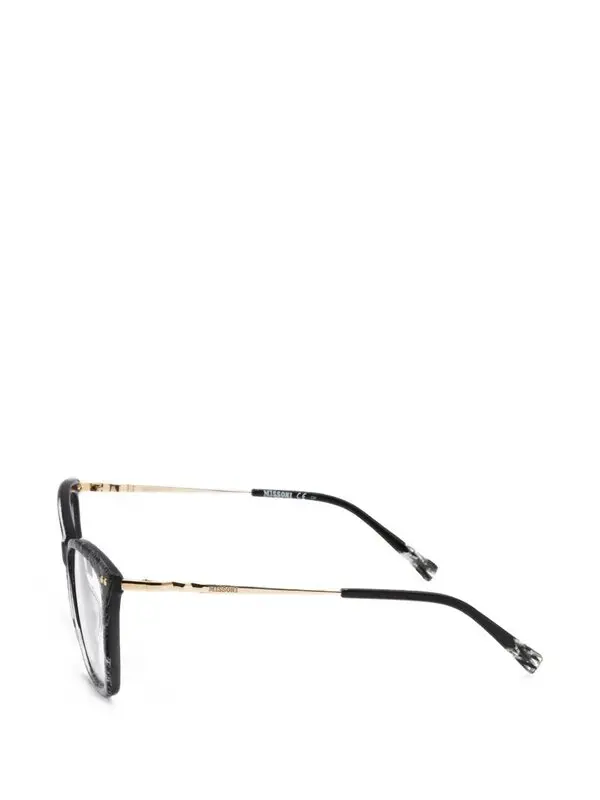 Missoni Patterned Square-frame Glasses