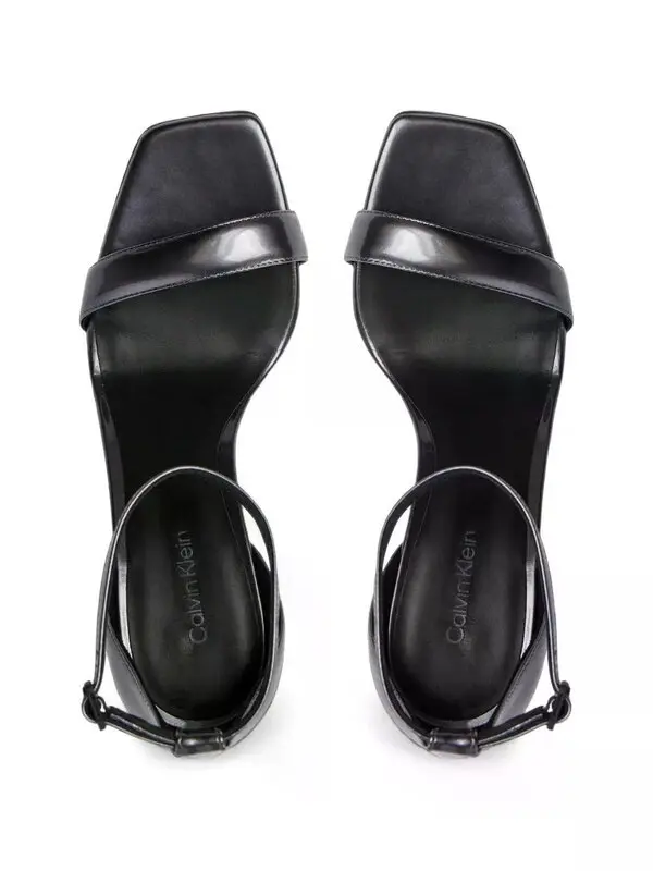 Calvin Klein Polished Leather Sandals