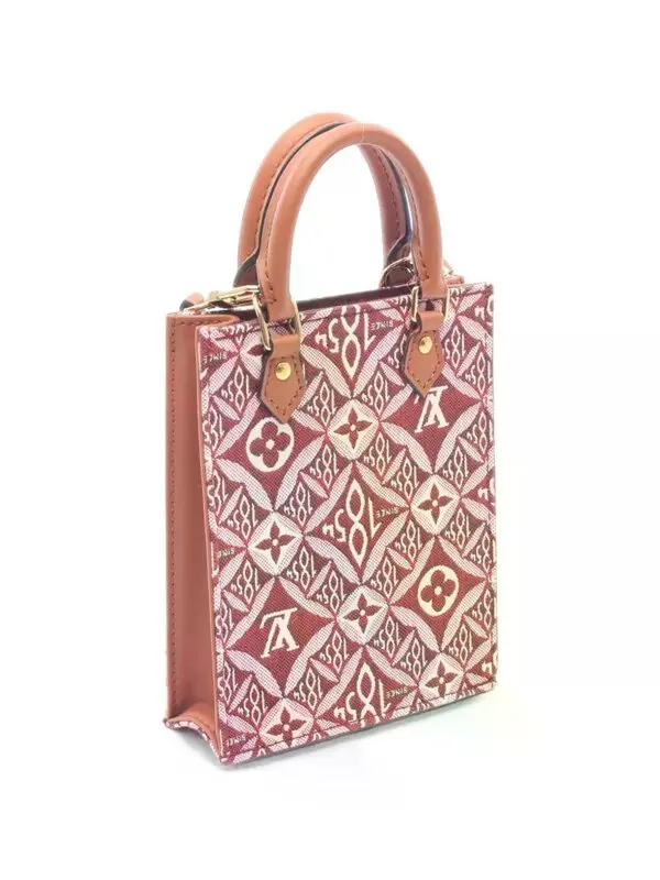 LOUIS VUITTON 2020 Petite Sac Plat Since 1854 Tote Bag - Red