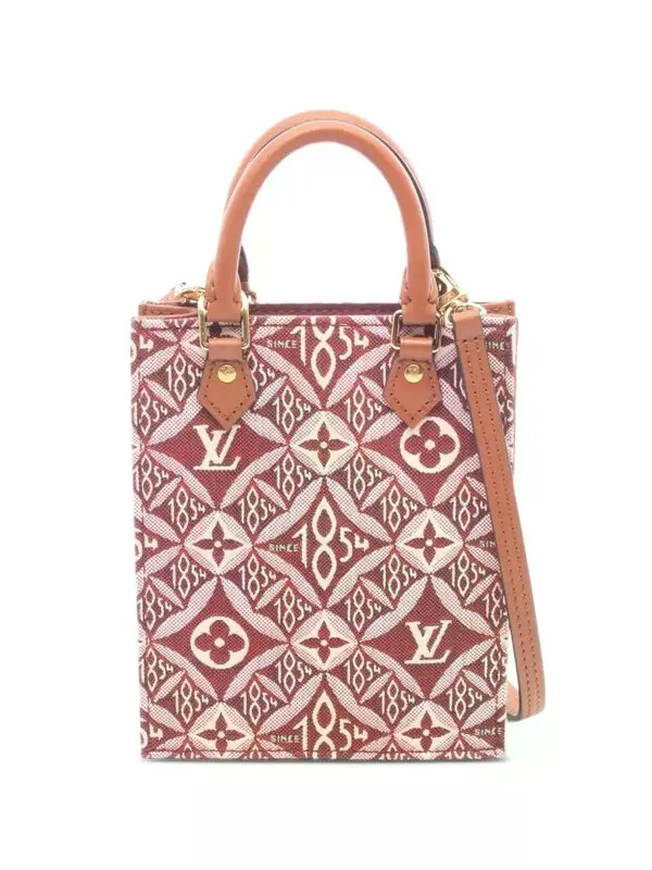 LOUIS VUITTON 2020 Petite Sac Plat Since 1854 Tote Bag - Red