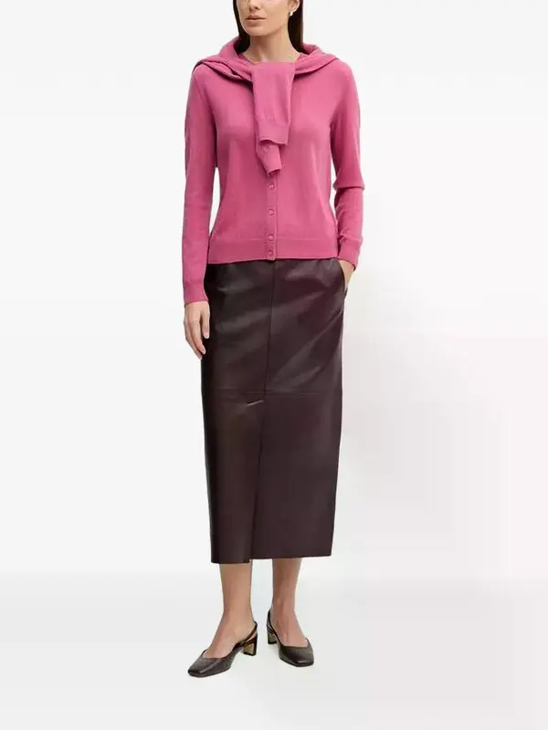 BENETTON Button-up Knit Cardigan