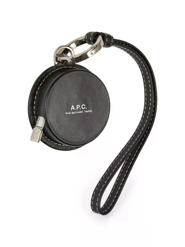 A.p.c. Ruban Leather Tape-measure Keyring Charm
