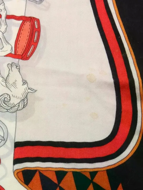 Hermès 2000s Bouquets Sellier Scarf