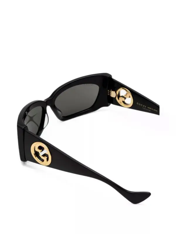 Gucci Interlocking G Geometric-frame Sunglasses