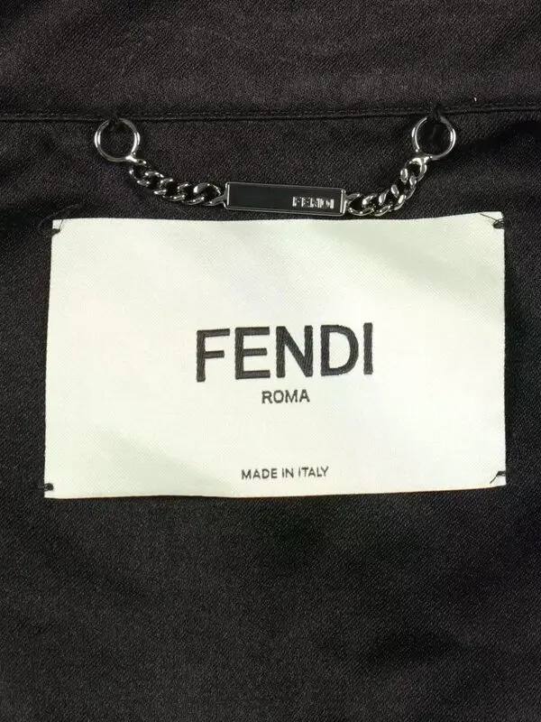 Fendi 2010s Geometric-pattern Shirt