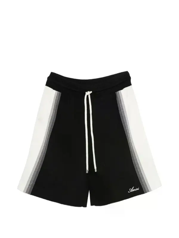 Amiri Gradient-stripe Knitted Shorts