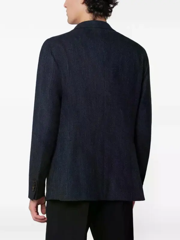 Tagliatore Montecarlo Herringbone-knit Blazer