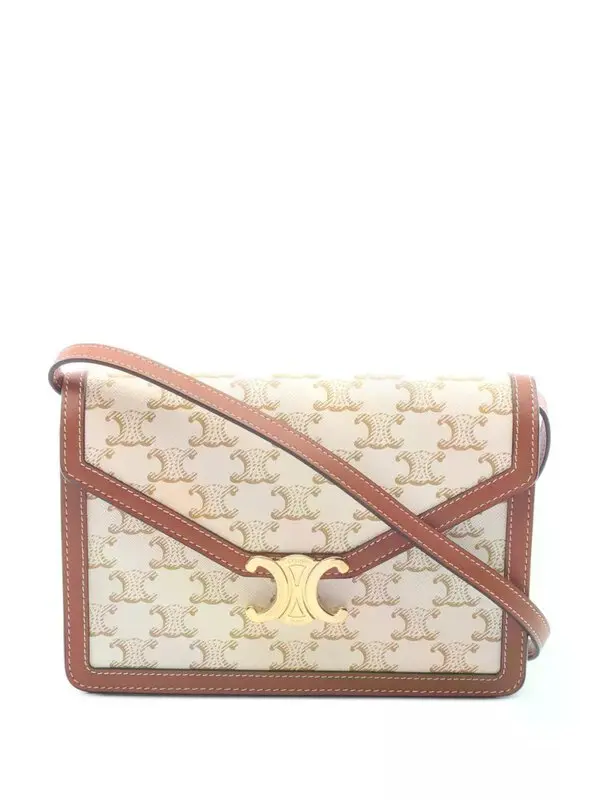 Celine Triomphe Cross Body Bag - Neutrals