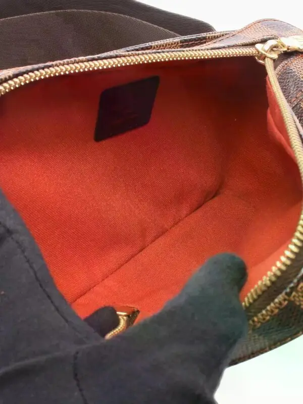 LOUIS VUITTON 2004 Geronimos Damier Ebene Belt Bag