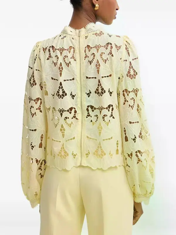 MORGAN Guipure-lace Blouse