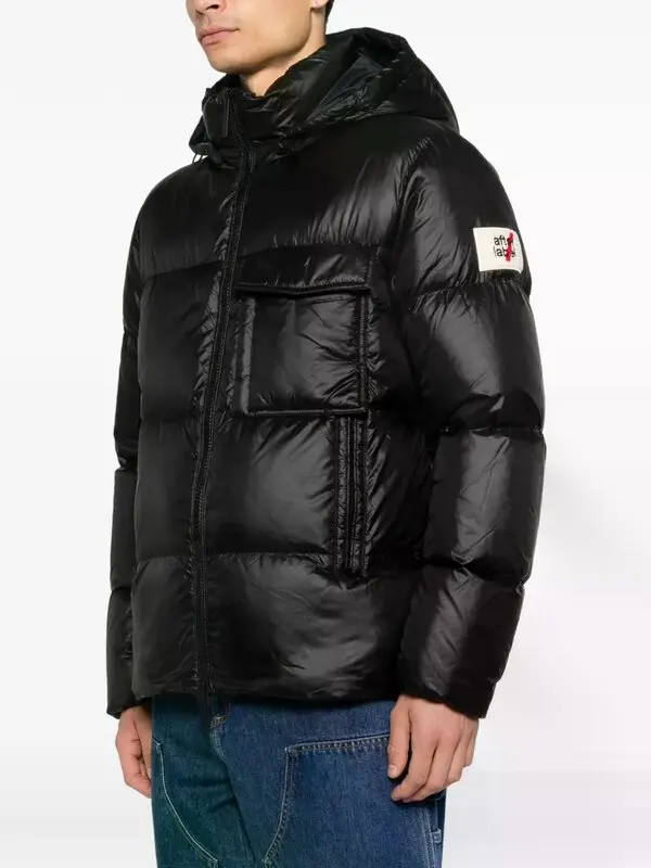 AFTER/LABEL Katalla Hooded Padded Jacket - Black