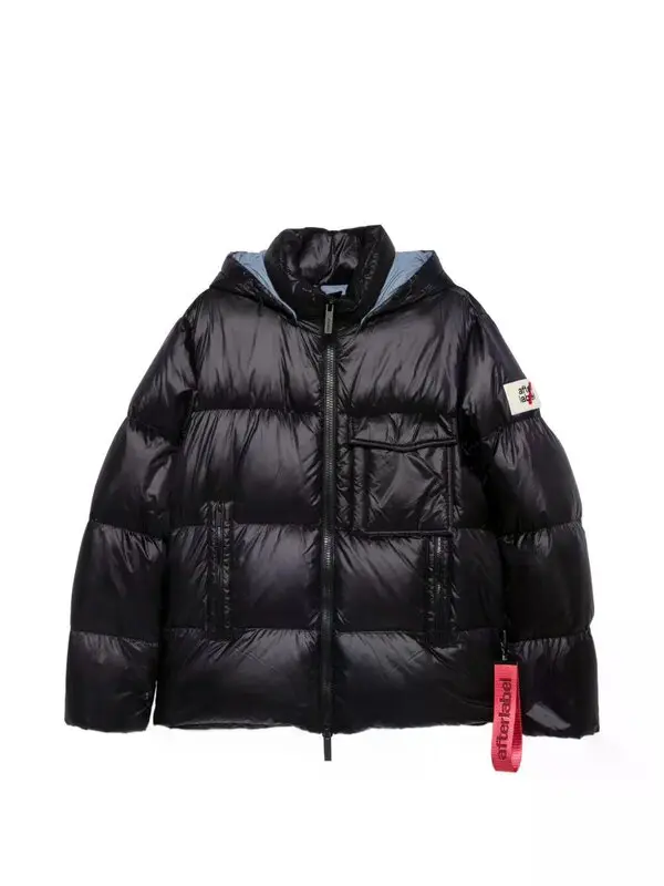 AFTER/LABEL Katalla Quilted Hooded Jacket - Black
