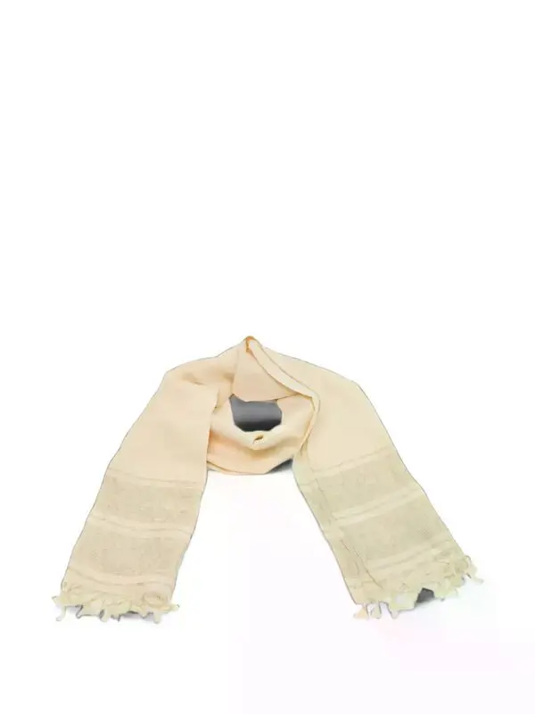 Gucci Fringed Scarf - Neutrals