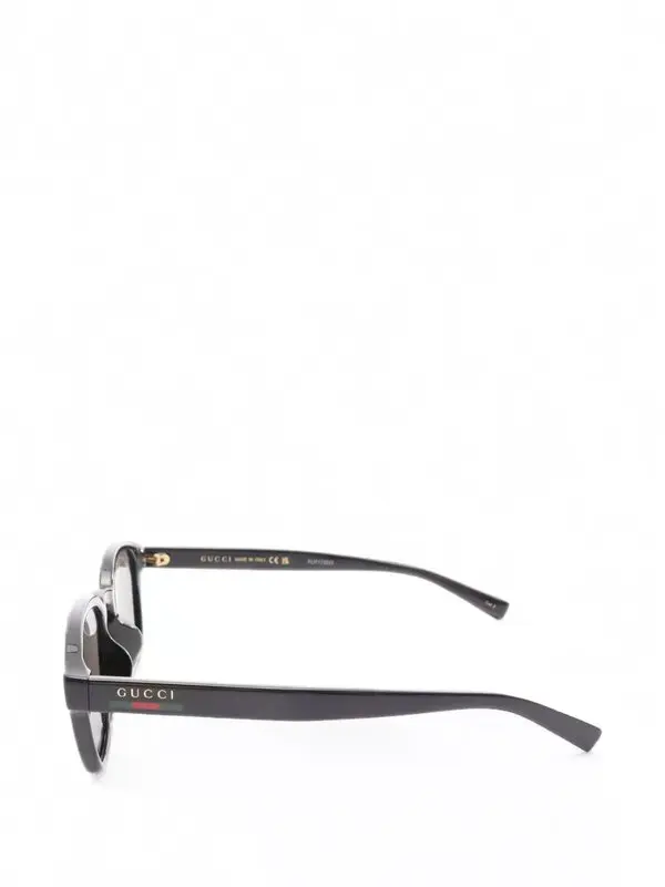 Gucci 2020s Web-stripe Square-frame Sunglasses