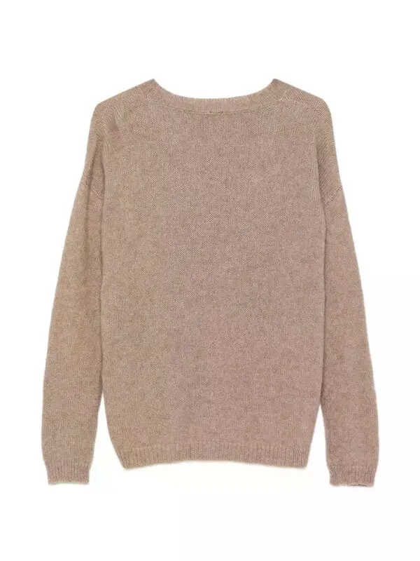 PRIVATE 0204 Fine-knit Drop-shoulder Sweater