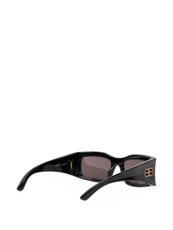 Balenciaga Bb Rectangle-frame Sunglasses