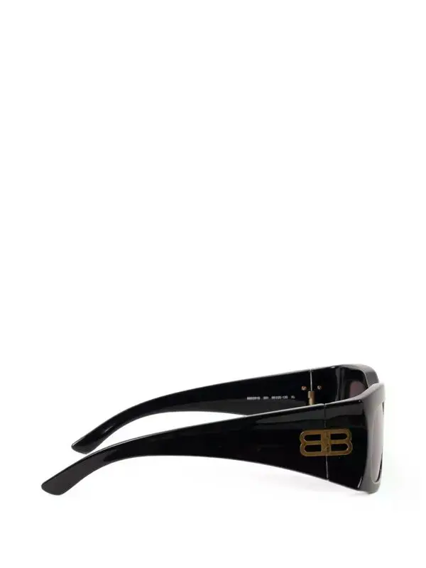 Balenciaga Bb Rectangle-frame Sunglasses