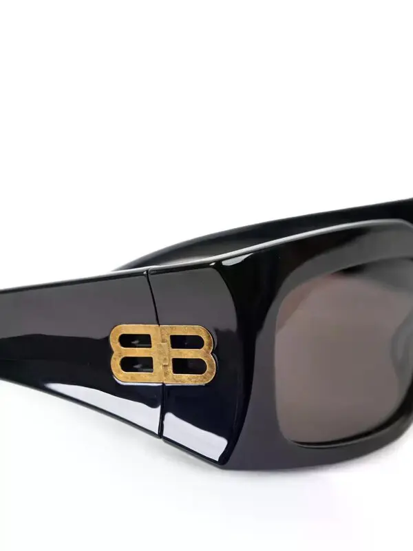 Balenciaga Bb Rectangle-frame Sunglasses