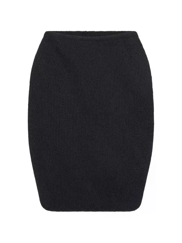 Hunza G Ribbed Mini Skirt